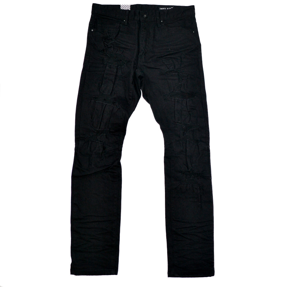 Smoke Rise Slim Fit JP22505 | Jet Black – Silverstar